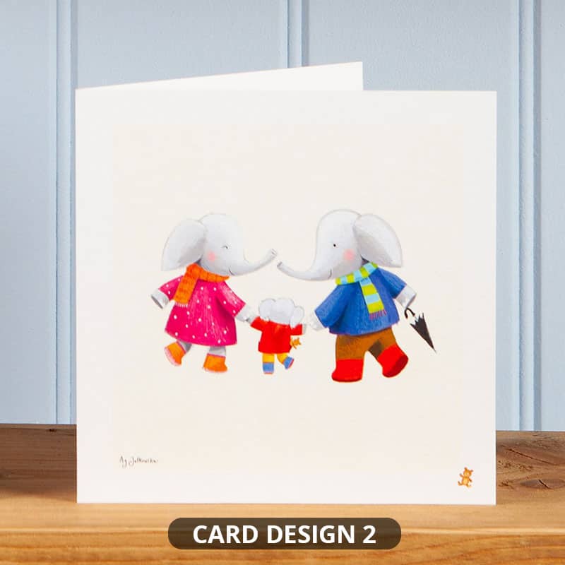 Little Elephant Greeting Cards - Wacky Bee Books
